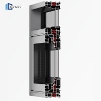 China Heat Insulation Inward Opening Window , Horizontal Opening Aluminium Fold Window for sale