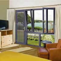 China Fireproof Aluminium Frame Casement Window Horizontal Opening American Standard Window for sale