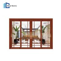 China Home Double Glass Sliding Door , Aluminum Sliding Glass Door Manufacturers for sale