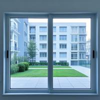 China Modern Sliding Open White Aluminum Window Soundproof With Multi Point Lock for sale