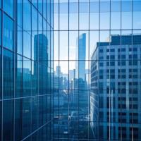 China Class 5 Unit Curtain Wall UV Resistant High Wind Resistant With 6mm Glass Thickness for sale