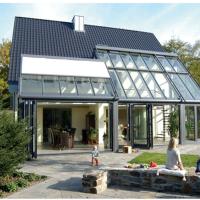 China Custom Aluminium Glass House UV Protection Outdoor Glass Sunroom for sale
