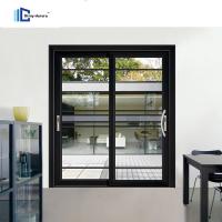 China Panorama Aluminium Sliding Doors , Narrow Thin Office Partition Door for sale