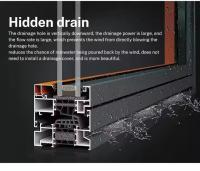 China Double-Layer Tempered Glass Window Safety and Energy Saving Aluminum for sale