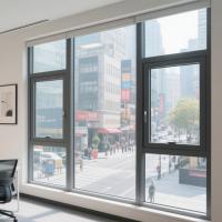 China 100mm Aluminum Unitized Curtain Wall with Double Glazed Glass for sale