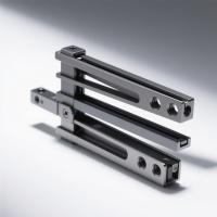 China 6063 Aluminum Door Handles with 6mm Panel Thickness for sale