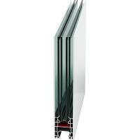 China Unitized Curtain Wall 1.2mm Thickness Double Glazed Glass for sale
