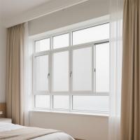 China SA-150 White Aluminum Sliding Window with Sound Insulation for sale