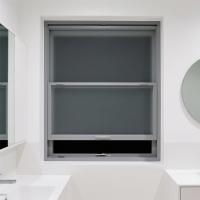 China Sliding Aluminum Window with 5mm+20A+5mm Glass for Bathrooms for sale
