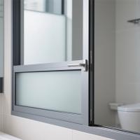 China Sliding Aluminum Window with 5mm+20A+5mm Glass for Bathrooms for sale