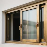 China Bronze & Gold Aluminum Windows & Doors - Luxury, Secure, Energy-Efficient for High-End Residences & Commercial Spaces for sale