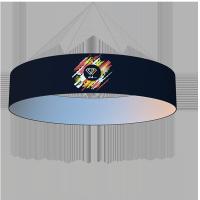 China Aluminum Skytube Trade Show Ceiling Banners 5ft Tension Fabric Hanging Signs for sale