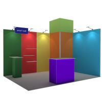 China 3x3 3x4 3x5 Portable Trade Show Booth Walls Modular SEG Fabric System for sale