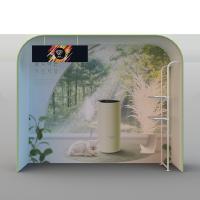 China 12ft 3D Backwalls Exhibition Backdrop Stand Lightweight Display Banners 10x20 for sale