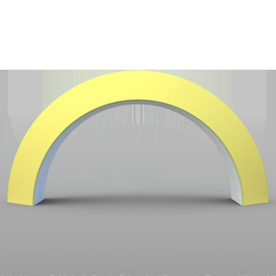 China Custom Print Aluminum Round Arch Display Stand Arch Banner For Party Event for sale