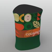 China Plain Shop Portable Reception Counter Advertising Promotion Counter Table Display for sale
