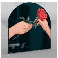 China Innovative Wedding Party Backdrop Printing Background Decoration For Wedding Reception for sale