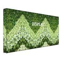 China Ecofriendly 10x10 Feet Backlit Backdrop Portable  Display Booth Backdrops With LED for sale