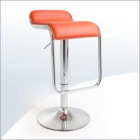 China Lounge Hotel Trade Show Booth Furniture Gas Lift Bar Chair PU Pocated For Coffee Shop for sale