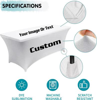 China Portable Advertising Fabric Pop Up Counter Display Aluminium Pop Up Reception Desk for sale