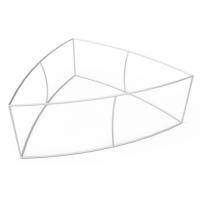 China Triangle Shape Ceiling Sign Hanging Hardware Tension Fabric Hanging Signs for sale