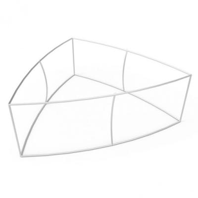 China Triangle Shape Ceiling Sign Hanging Hardware Tension Fabric Hanging Signs for sale