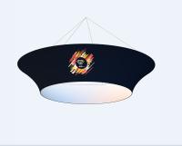 China Graphic Print Exhibition Trade Show Hanging Banner Overhead Hanging Circle Sign OEM for sale