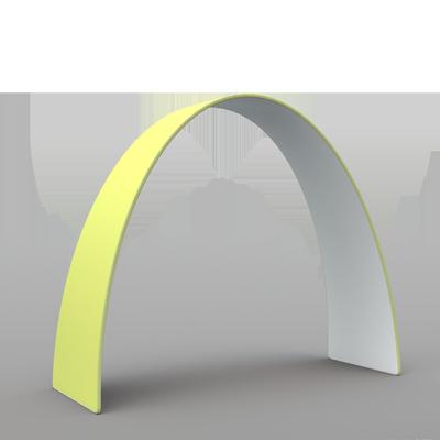 China EZ Tube Arch Tension Fabric Balloon Arch Stand Round Metal Backdrop Display for sale