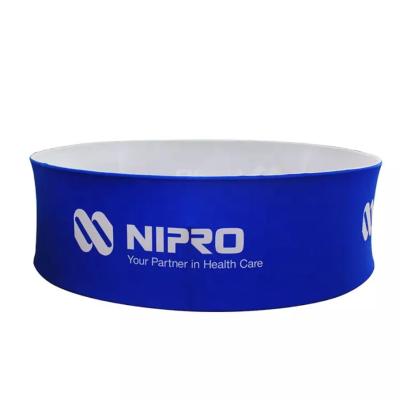 China Tapered Circular Foldable Pop Up Exhibition Display Trade Show Hanging Sign 60in for sale