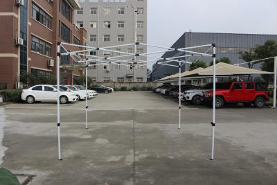 China Aluminium Adjustable Gazebo 10x10 Backyard Canopy Foldable Tent For Camping for sale