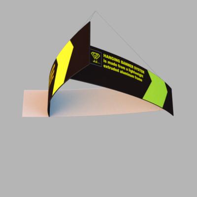 China Suspended Trade Show Event Booth Hanging Display Signs Hanging Ceiling Banner for sale