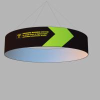 China Reusable Round Circle Ceiling Trade Show Hanging Banner Pole For Exhibition for sale