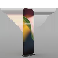 China Double sided Aluminum Exhibition Backdrop Stand tension fabric banner stand for sale