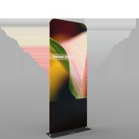 China Double sided Aluminum Exhibition Backdrop Stand tension fabric banner stand for sale
