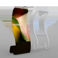 China Reusable Trade Show Banner Stand Single Double Sided Fabric Printing  EZ Tube for sale