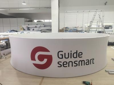 China 60in X 48in Pop Up Exhibition Display Triangle Hanging Sign Exhibition Booth for sale