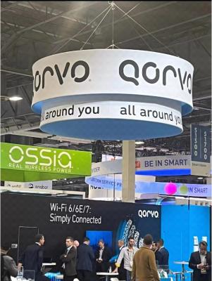 China Aluminum Tube Sky Circle Pop Up Exhibition Display Circle Hanging Banner ISO9001 for sale