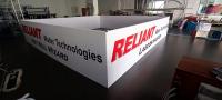 China 6ft 8ft Printed Bottom Pop Up Exhibition Stand Design Hanging Banners For Exhibitions for sale