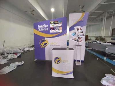 China 10x10 20x10 Advertising Booth Displays Outdoor Backdrop For Exhibition Booth for sale