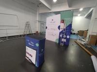 China Recycled Modular Fair Expo Booth Backdrops 10 X 20 Stretch Fabric Trade Show Booth for sale