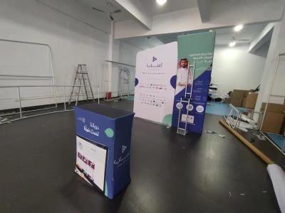China Recycled Modular Fair Expo Booth Backdrops 10 X 20 Stretch Fabric Trade Show Booth for sale