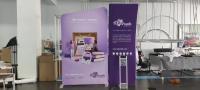 China Trade Show Stage Modular Exhibition Systems CMYK Portable Display Stands For Exhibitions for sale