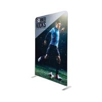 China CMYK Dvertising Trade Show Banner Stand Double Sided Retractable Exhibition Banners for sale