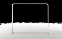 China 2ft  85x200cm Heavy Duty Event Trade Show Banner Stand Aluminum Banner Backdrops for sale