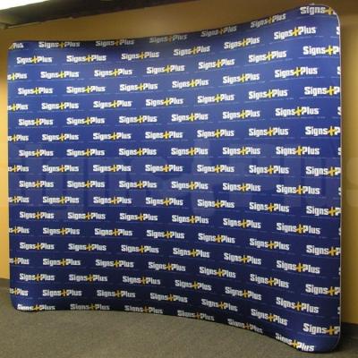 China Reusable Trade Show Banner Stand Single Double Sided Fabric Printing  EZ Tube for sale
