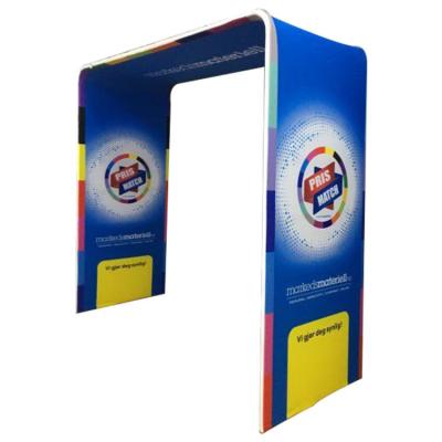 China Tension Fabric Display Booth Single Balloon Stand Trade Show Arch Stand For Decoration for sale