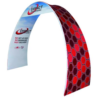 China 106in Modern Arch Display Stand Aluminum Tension Fabric Pop Up Booth 10x20ft for sale