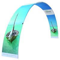 China 230gsm Square Arch Display Stand Expo CMYK  Trade Show Backdrop Displays for sale