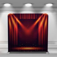 China 8x8 Photo Booth Backdrops Pillow Cover Tension Fabric Tube Stretch Fabric Display for sale