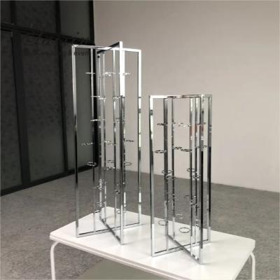 China ZT-538 Metal Candlestick Holder Stand 120×50 cm & 90×40 cm Gold Silver Wedding Centerpiece for sale